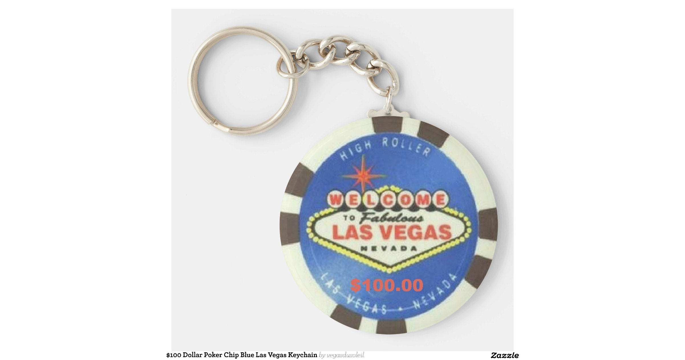 100_dollar_poker_chip_blue_las_vegas_keychain ...
