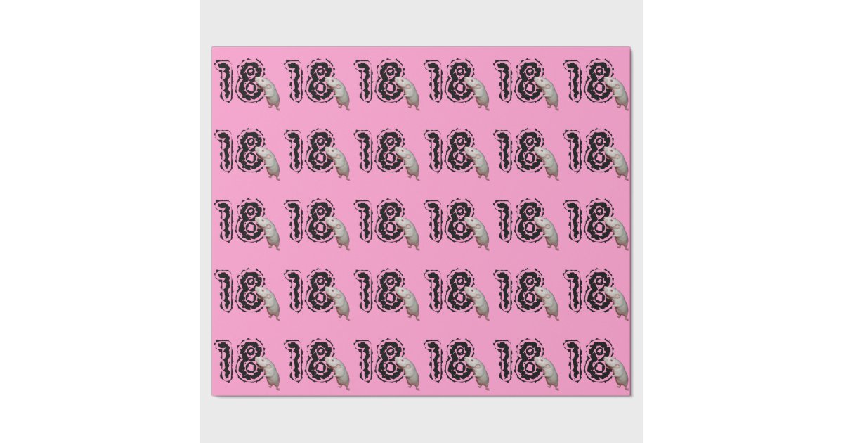 18th Birthday Wrapping Paper Zazzle 18th-birthday-wrapping-paper-zazzle