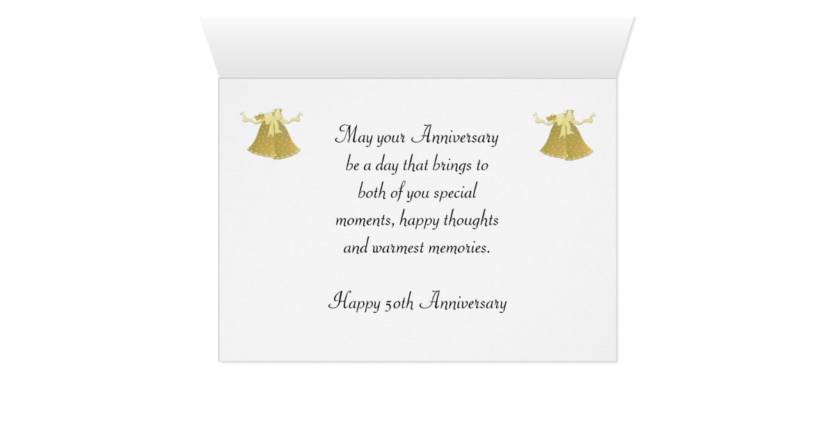 50th Anniversary Congratulations Card Zazzle 50th Anniversary Congratulations Card Zazzle