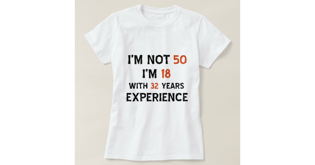 50th Birthday Designs T Shirt Zazzle