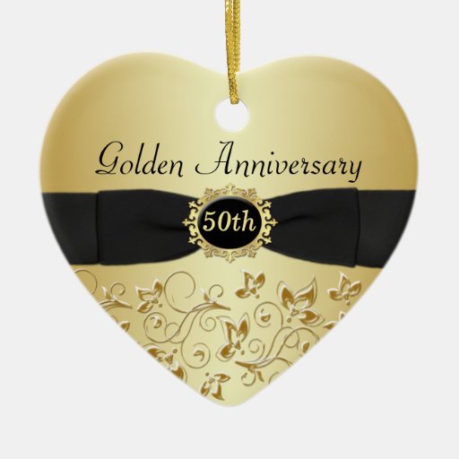 50th Wedding Anniversary Christmas Ornament Zazzle