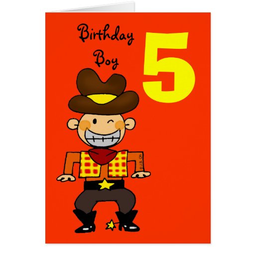 5 Year Old Birthday Boy Card Zazzle 5 Year Old Birthday Boy Card Zazzle