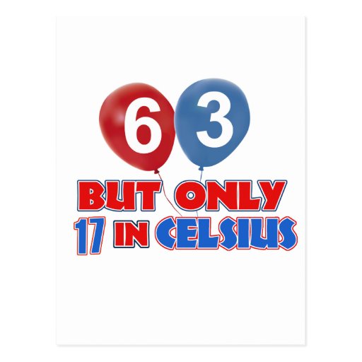 63 Year Old Birthday Designs Postcard Zazzle 63 Year Old Birthday Designs Postcard Zazzle