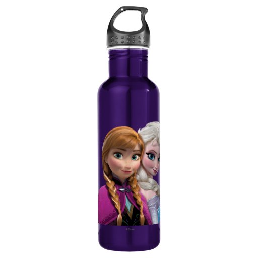 Anna And Elsa 24oz Water Bottle Zazzle