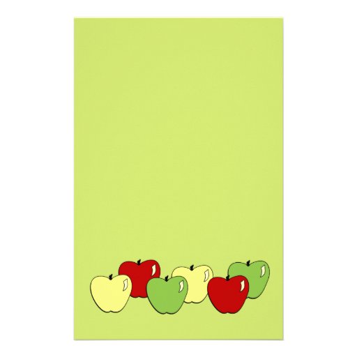 Apples Stationery Zazzle