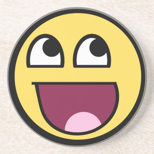 Awesome Smiley Internet Meme Beverage Coaster | Zazzle Awesome Smiley Internet Meme Beverage Coaster | Zazzle
