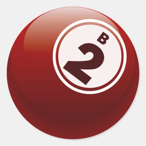 B 2 BINGO BALL CLASSIC ROUND STICKER Zazzle b-2-bingo-ball-classic-round-sticker-zazzle