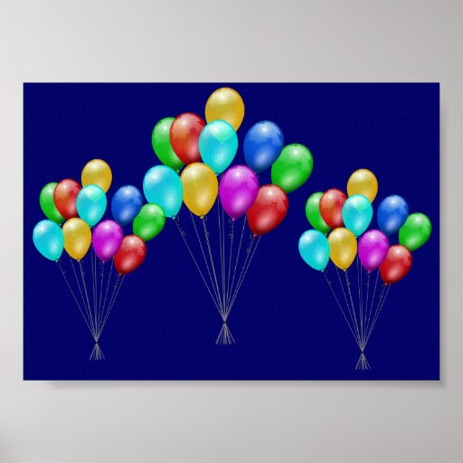 BALLOONS POSTER | Zazzle