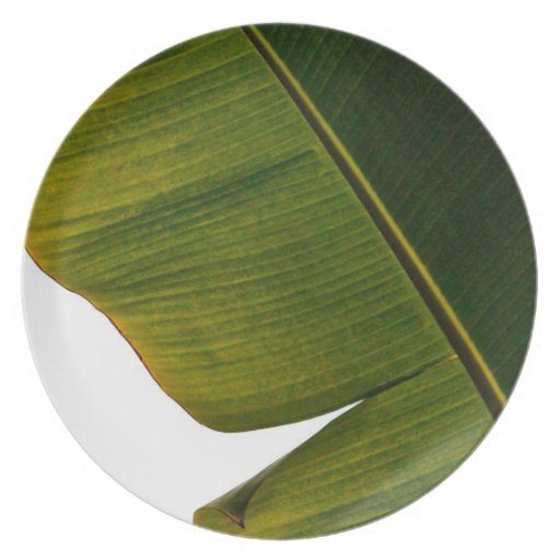 Banana Leaf Dinner Plates Zazzle