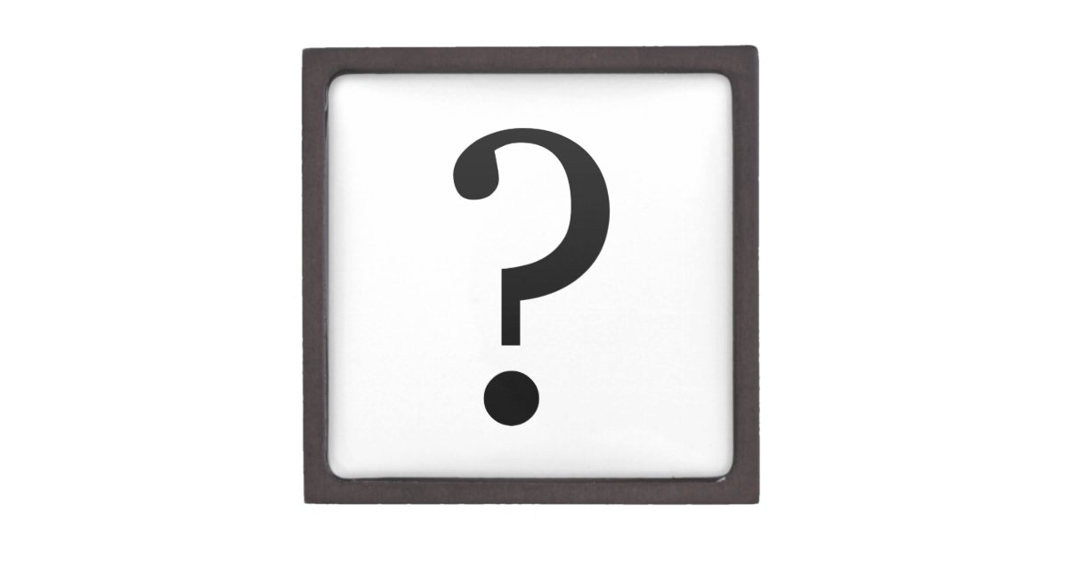 Black Question Mark Gift Box Zazzle black-question-mark-gift-box-zazzle