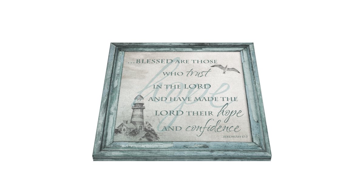 Blessed are Those Who trust in the Lord Canvas | Zazzle Blessed are Those Who trust in the Lord Canvas | Zazzle