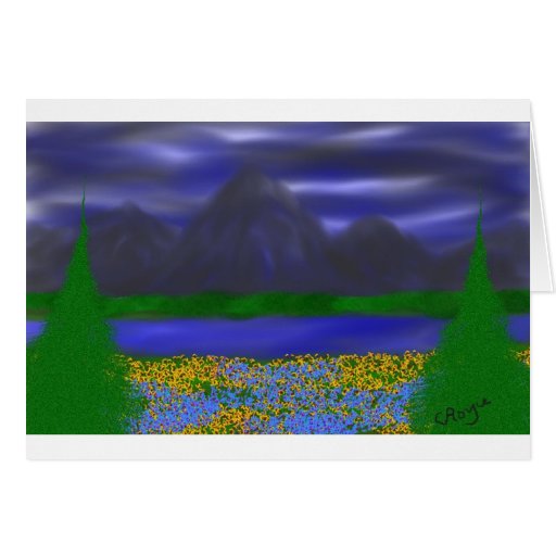 Blue Mountain Card Zazzle Blue Mountain Card Zazzle