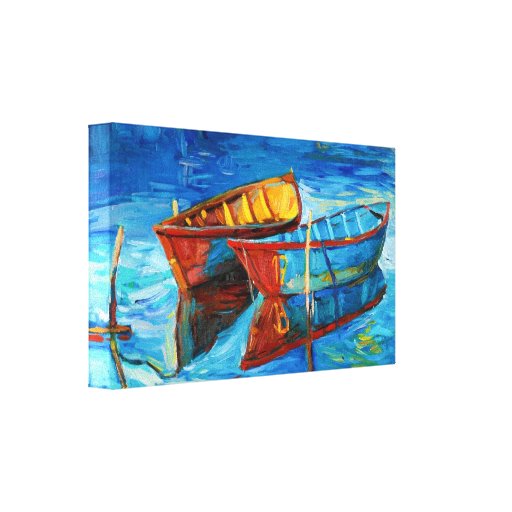 Boats Canvas Print Zazzle