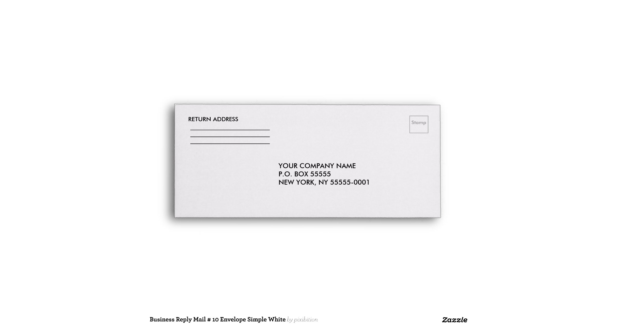 Business reply mail 10 envelope simple white business-reply-mail-10-envelope-simple-white