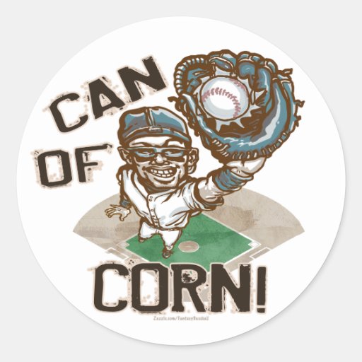 Can Of Corn Sticker Zazzle