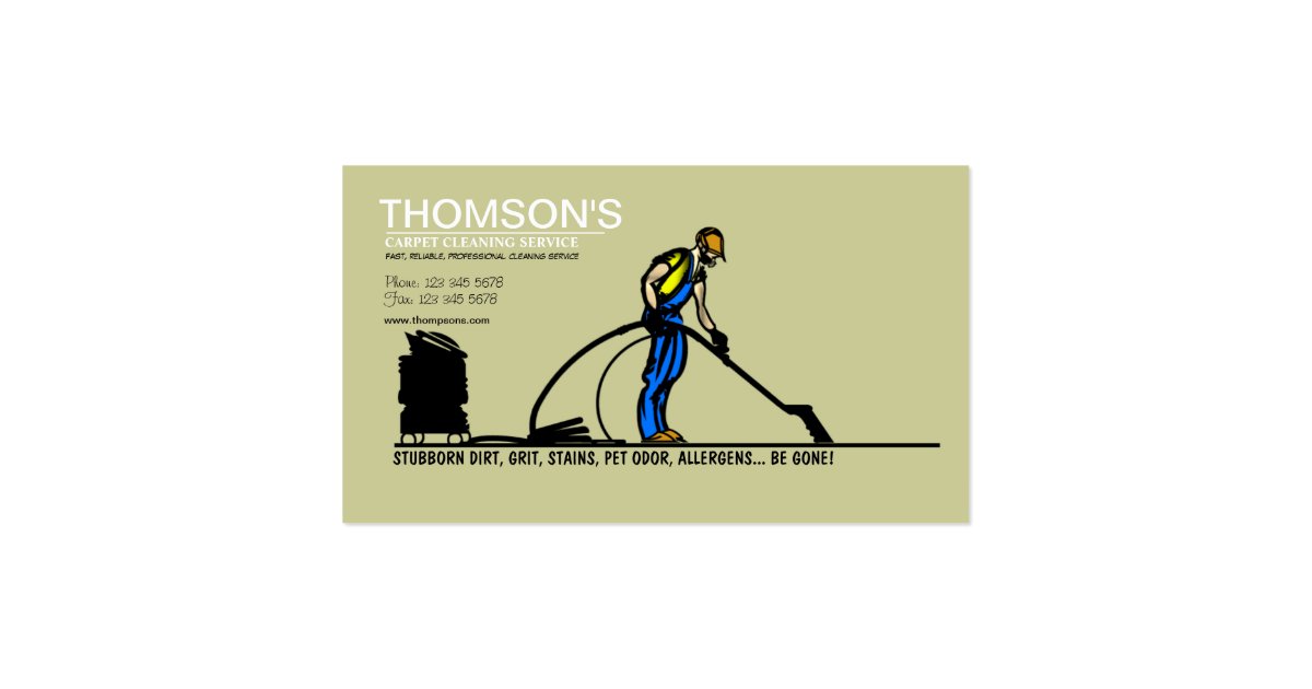 Carpet Cleaning Business Card Zazzle carpet-cleaning-business-card-zazzle