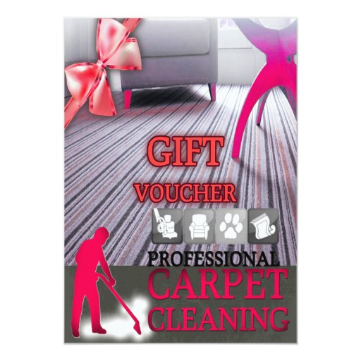 Carpet Cleaning Service Gift Voucher Card | Zazzle Carpet Cleaning Service Gift Voucher Card | Zazzle