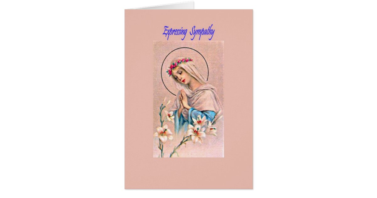 Catholic Sympathy Card Zazzle catholic-sympathy-card-zazzle