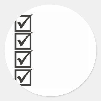 Check Mark Stickers | Zazzle