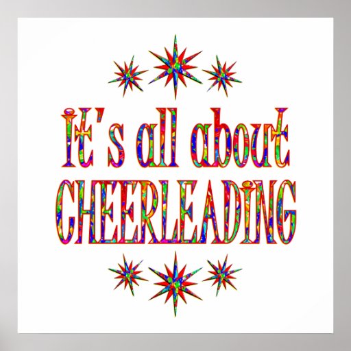 CHEERLEADING POSTER Zazzle cheerleading-poster-zazzle