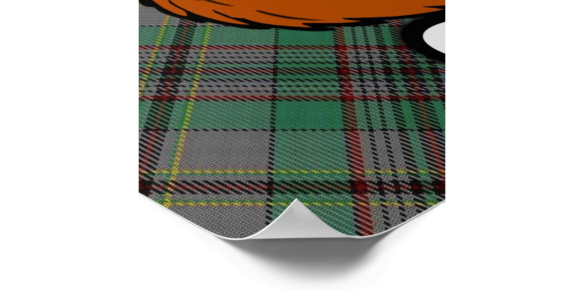 Clan Craig Scottish Tartan Poster Zazzle