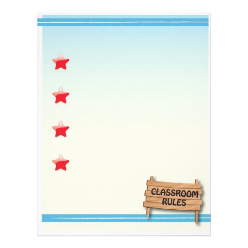 Class Rules Stationary Letterhead Zazzle Class Rules Stationary Letterhead Zazzle