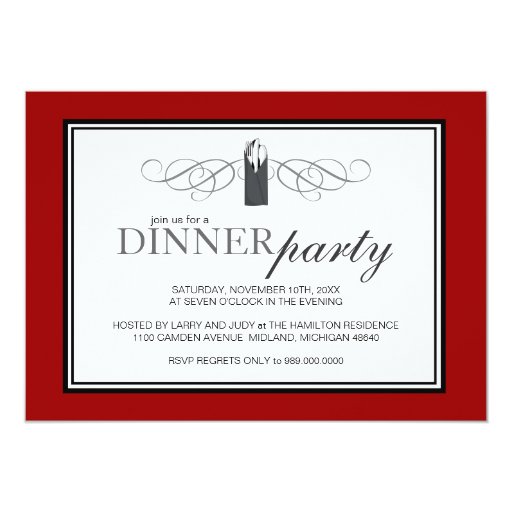 Classic Chic Dinner Party Invitations Zazzle classic-chic-dinner-party-invitations-zazzle