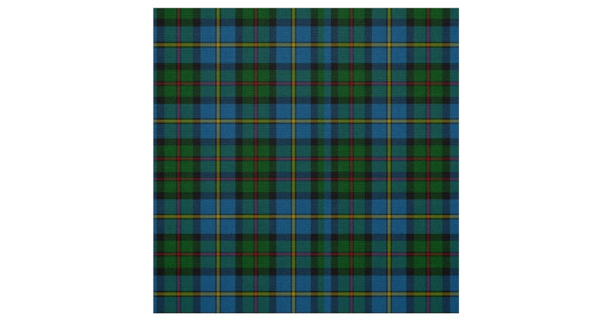Classic Clan Macleod Tartan Plaid Fabric Zazzle
