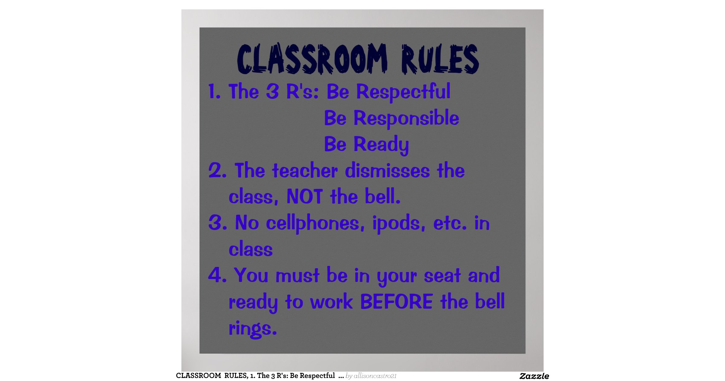 classroom_rules_1_the_3_rs_be_respectful_poster ...