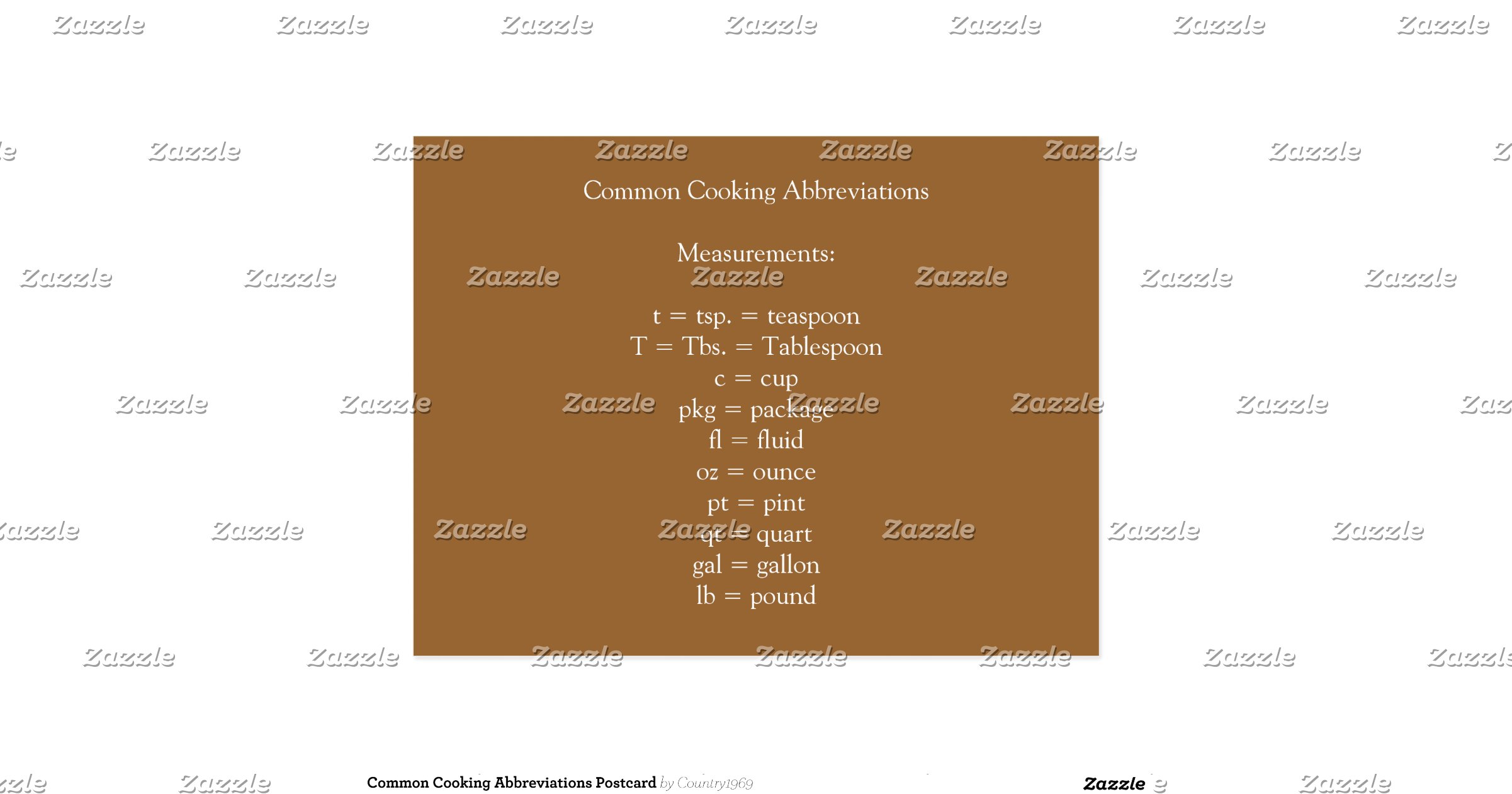 Common cooking abbreviations postcard r9b8f91f7d1b24abc983b8707c37a2aa7 common-cooking-abbreviations-postcard-r9b8f91f7d1b24abc983b8707c37a2aa7