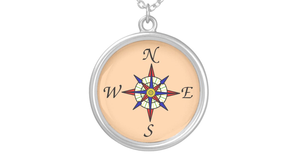 Compass Rose Necklace Zazzle