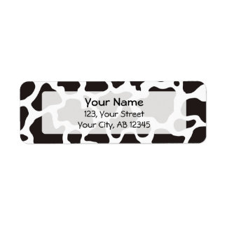 Cow Return Address Labels & Templates | Zazzle