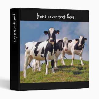 Cow 3 Ring Binders | Zazzle