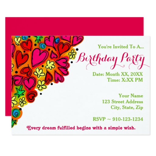 Create Your Own Birthday Party Invitation Zazzle Create Your Own Birthday Party Invitation Zazzle