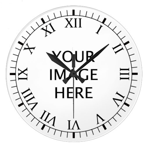Create Your Own Custom Large Clock Zazzle