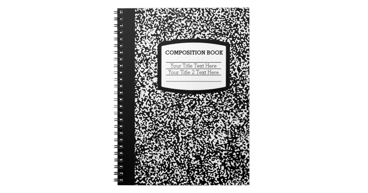 custom-composition-book-black-white-school-teacher-spiral-notebook-zazzle