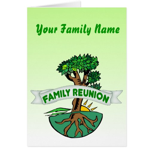 Customizable Family Reunion Card Zazzle customizable-family-reunion-card-zazzle