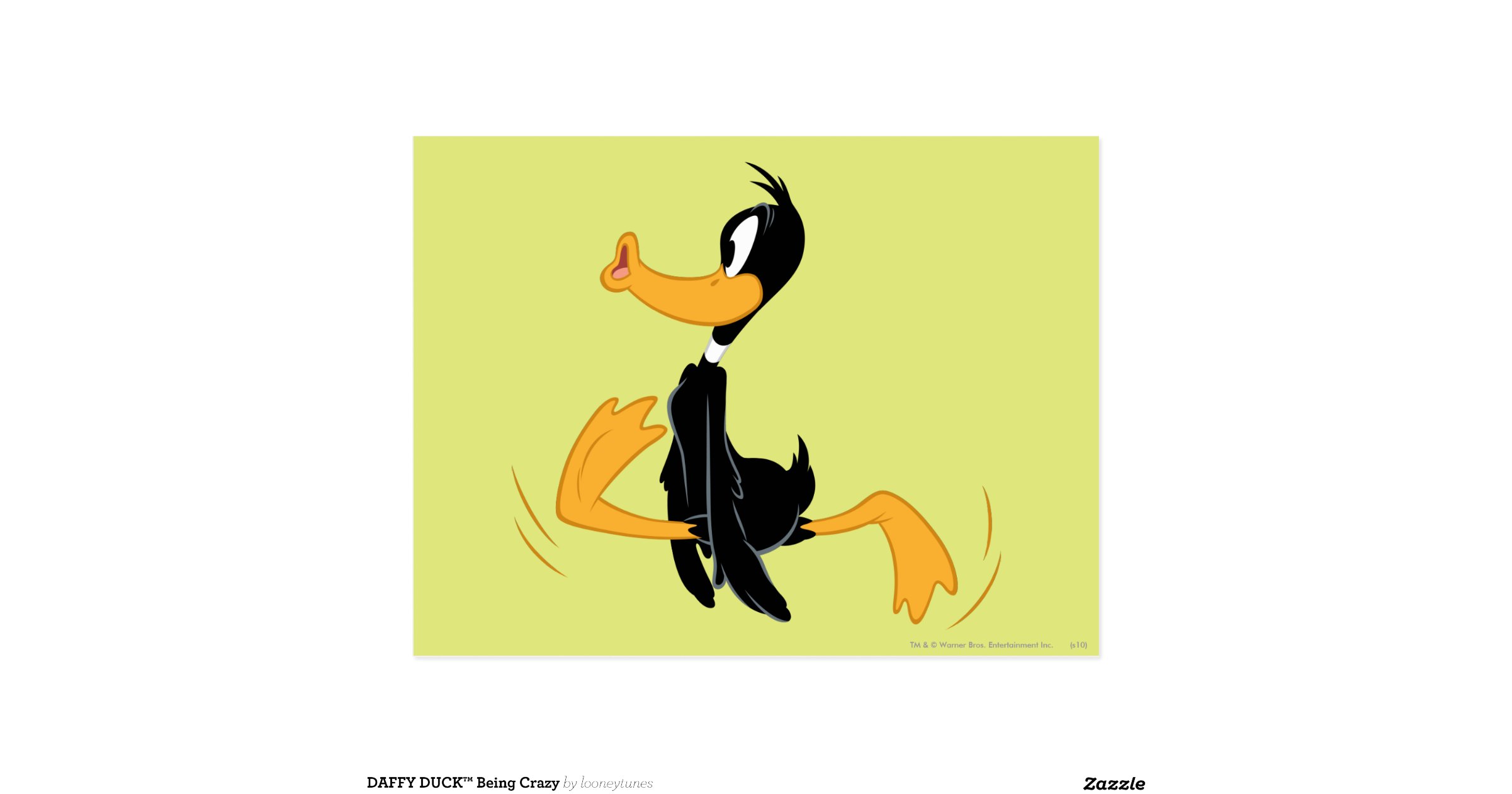 Daffyduckbeingcrazypostcard Rf1f9551423c7469089984b684821337evgbaq