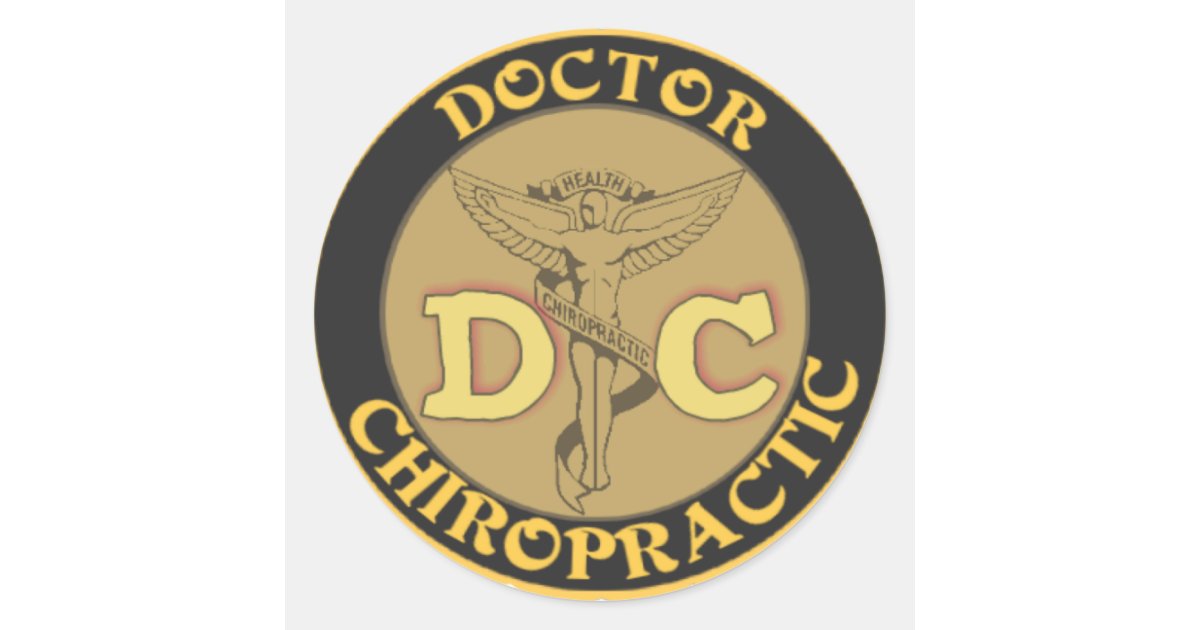 DC LOGO - DOCTOR CHIROPRACTIC CADUCEUS CLASSIC ROUND STICKER | Zazzle DC LOGO - DOCTOR CHIROPRACTIC CADUCEUS CLASSIC ROUND STICKER | Zazzle