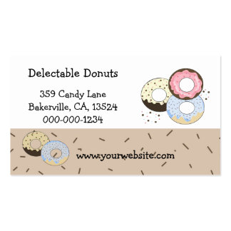 Donuts Business Cards & Templates | Zazzle