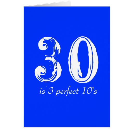 Dirty Thirty Birthday Card Zazzle