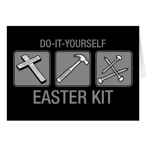 Do It Yourself Easter Kit Greeting Card Zazzle Do It Yourself Easter Kit Greeting Card Zazzle