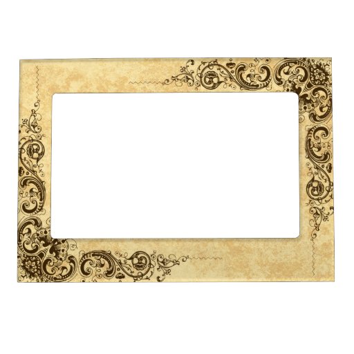 Elegant Scroll Work Magnetic Frame | Zazzle Elegant Scroll Work Magnetic Frame | Zazzle