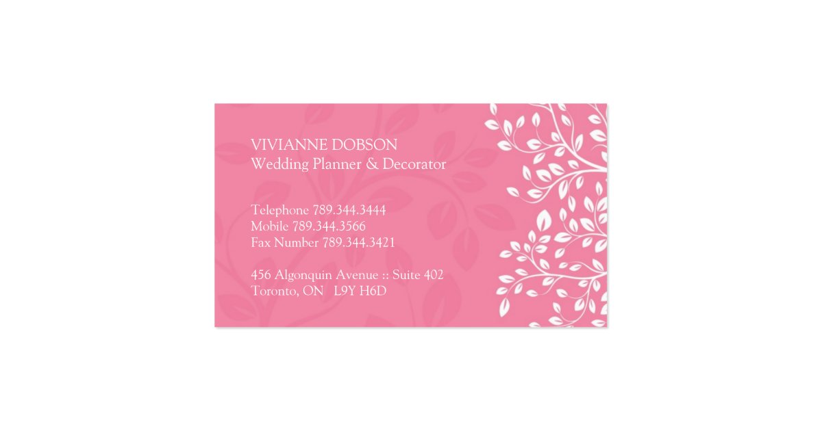 Elegant Wedding Planner Business Cards Zazzle elegant-wedding-planner-business-cards-zazzle