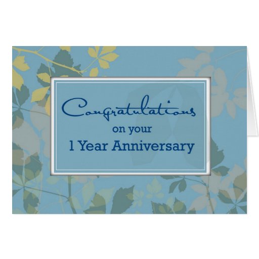 Employee 1 Year Anniversary Congratulations Greeting Card Zazzle Employee 1 Year Anniversary Congratulations Greeting Card Zazzle