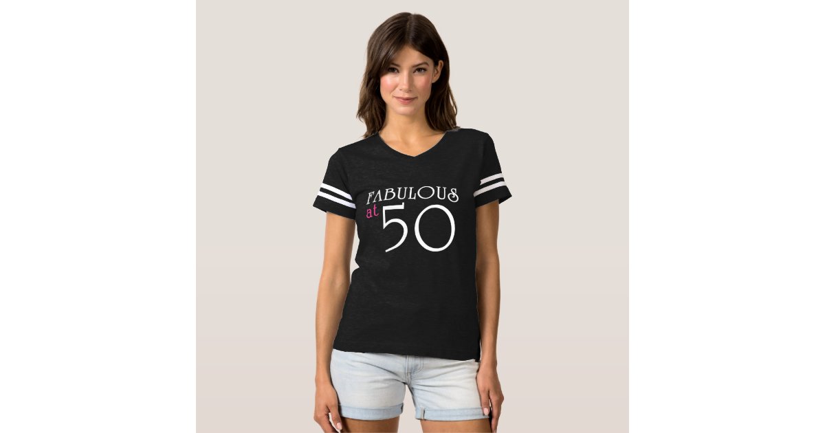 Fabulous At 50 Birthday Tee Zazzle