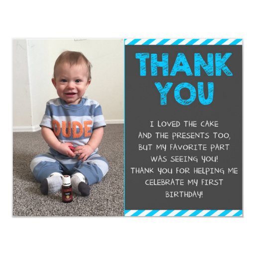 First Birthday Thank You Card Zazzle first-birthday-thank-you-card-zazzle