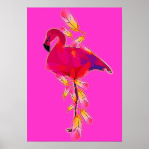 Flamingo Poster | Zazzle