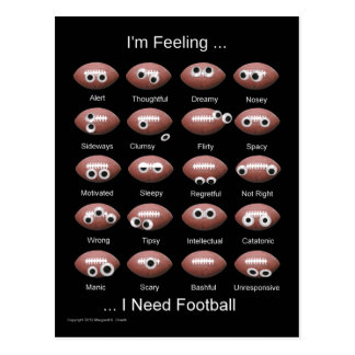 Football Lover Postcards | Zazzle