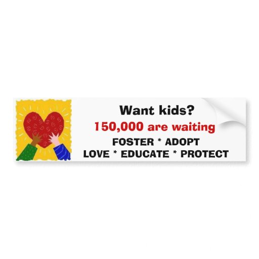 Foster Adopt Love Sticker Bumper Stickers Zazzle